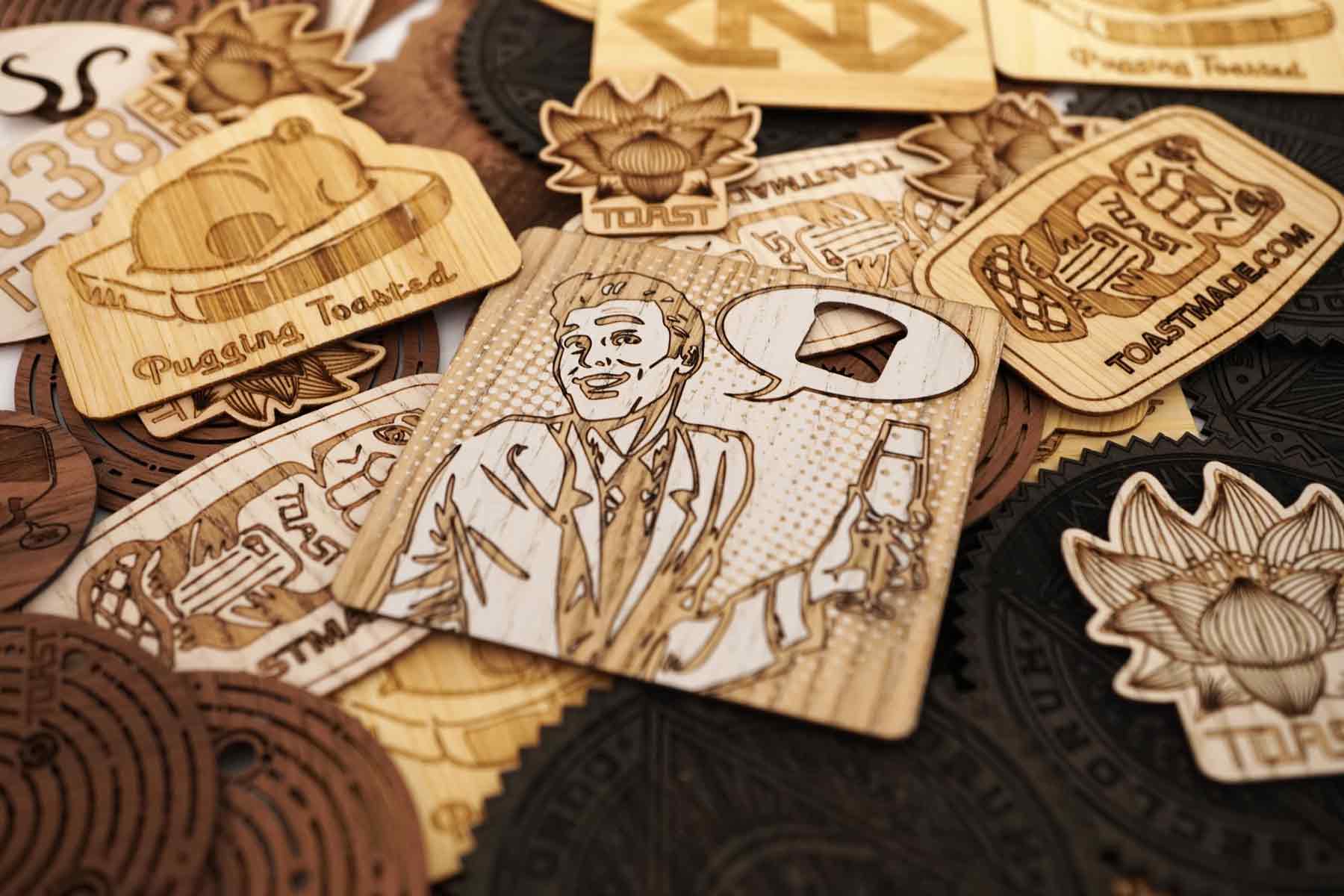 TOAST - Handmade Wood Covers for iPhone, Laptop, Razer | USA