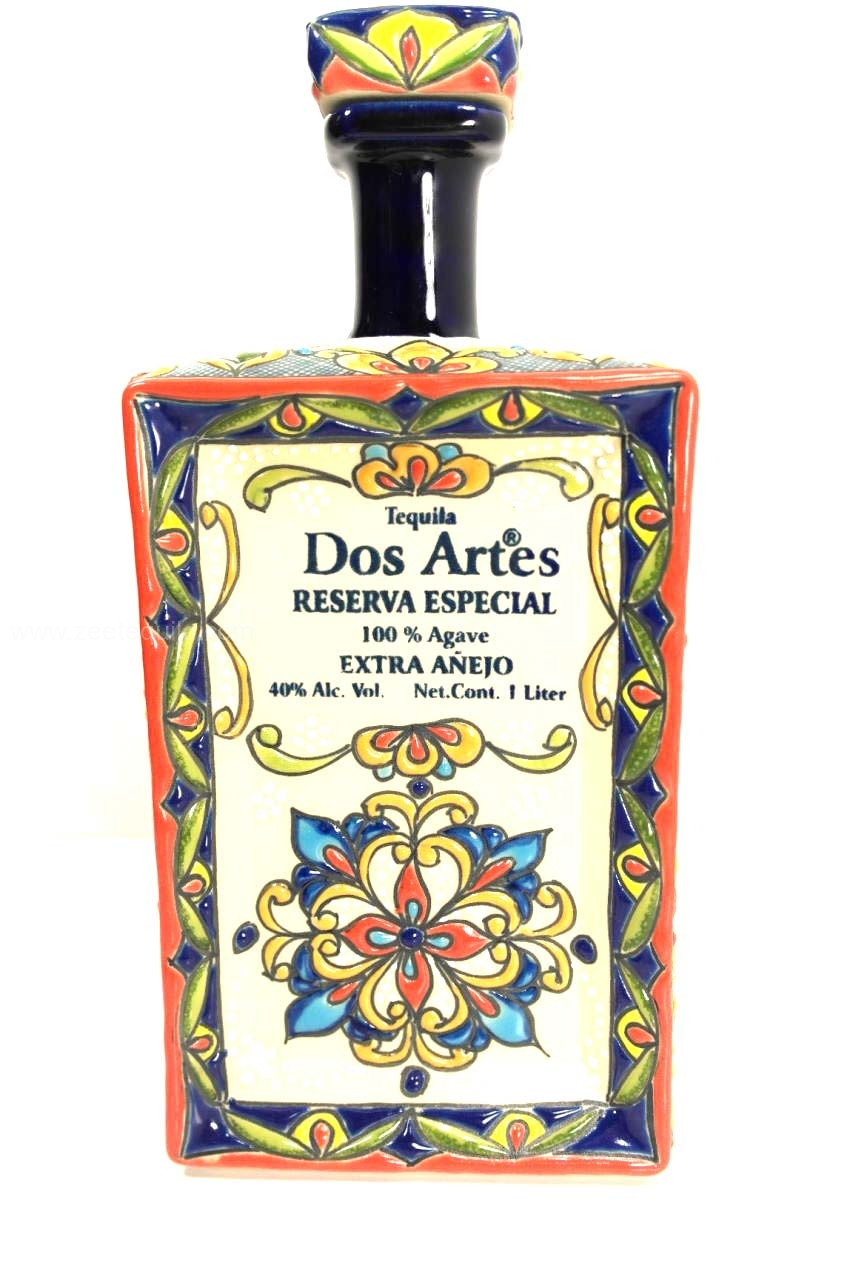 Dos Artes Reserva Especial ONE LITER Extra Anejo Tequila (ceramic ... Dos Artes Reserva Especial ONE LITER Extra Anejo Tequila (ceramic ...