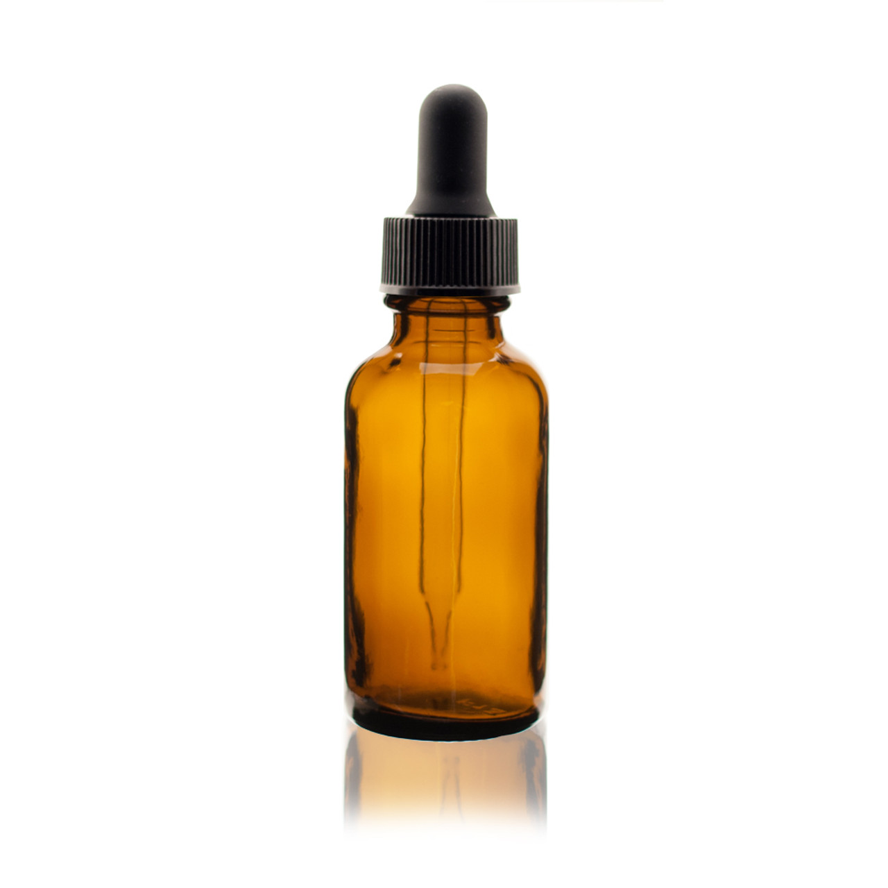 1 Oz Amber Boston Round Glass Bottle Wglass Dropper As Low As 039