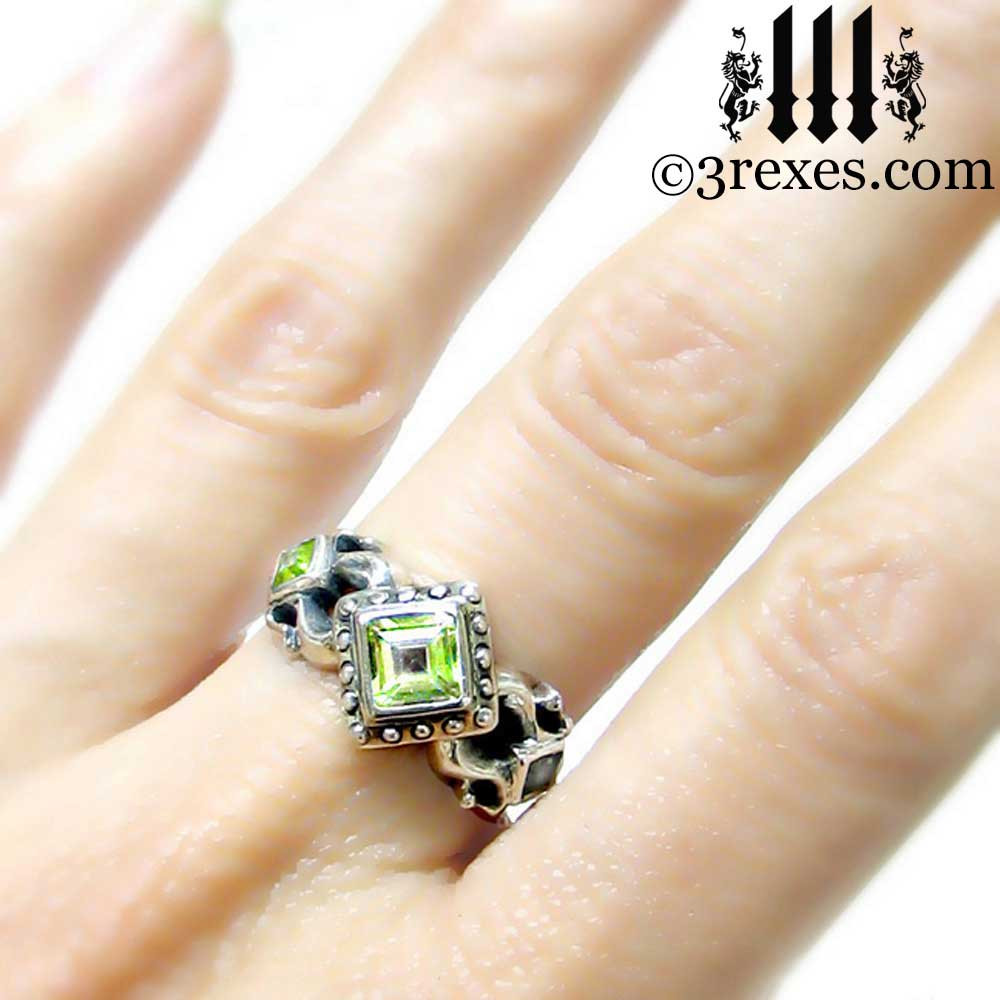 Royal Princess Gothic Engagement Ring - 3 Rexes Jewelry