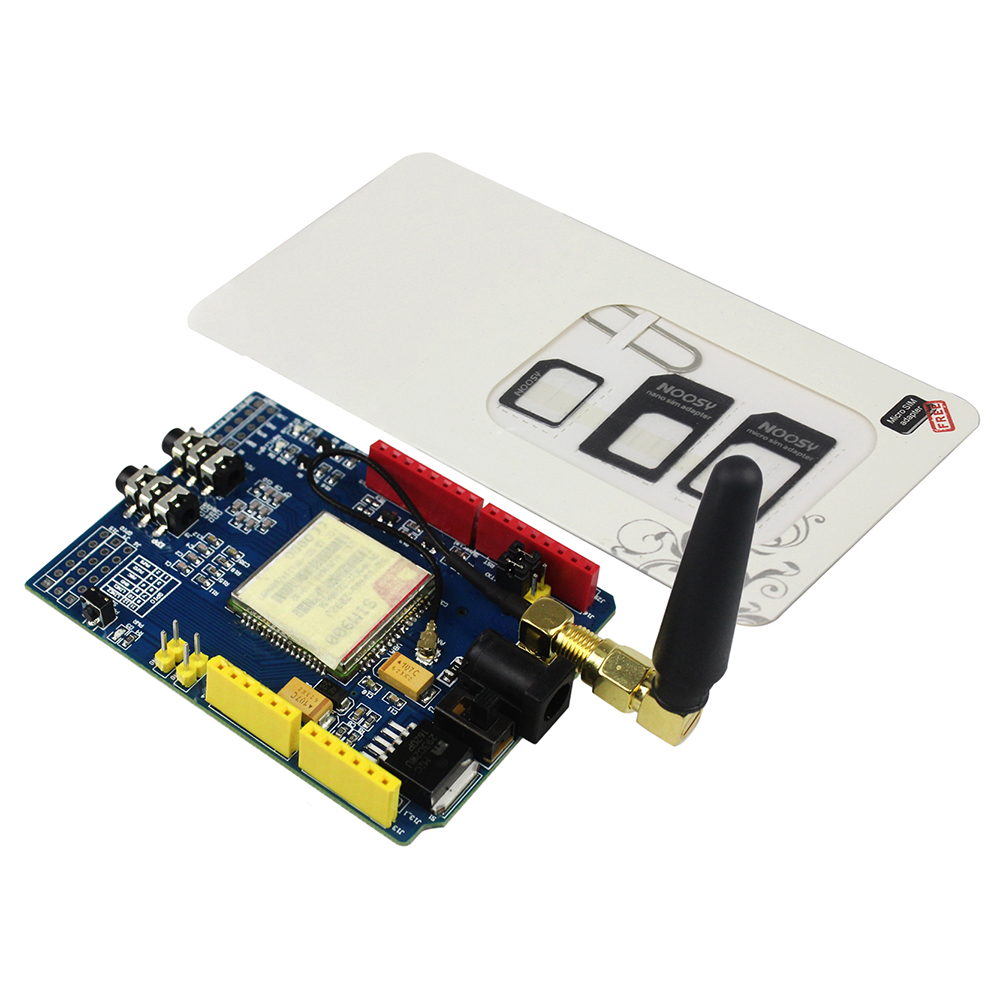 SIM900 GPRS/GSM Shield - GSM, SMS, GPRS, GPIOs comm.