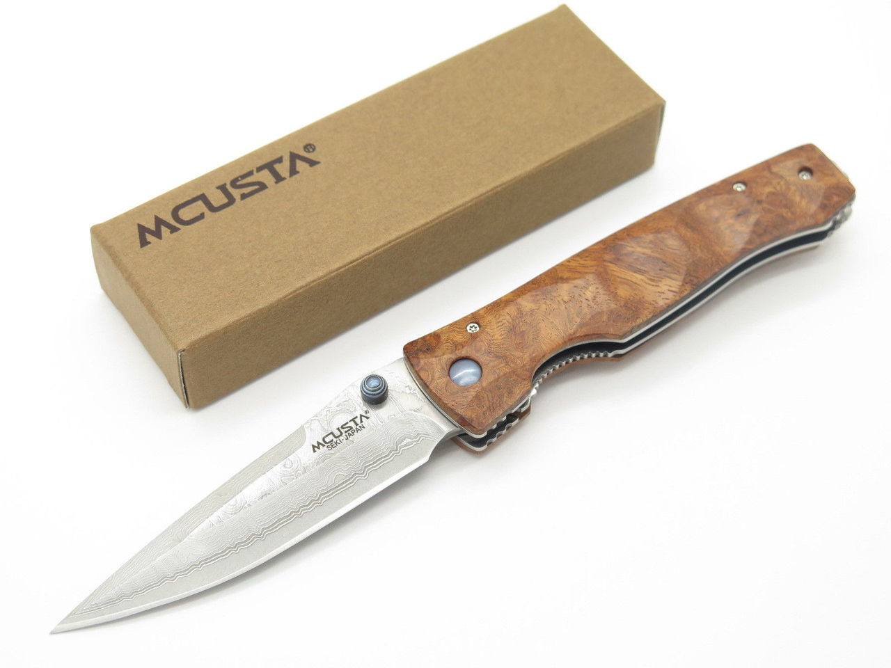 MCUSTA SEKI JAPAN TACTILITY ELITE MC124D QUINCEWOOD VG-10 DAMASCUS ...